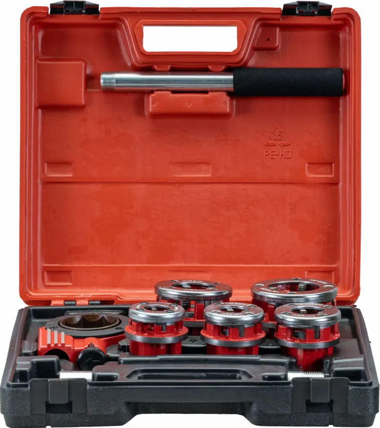 Клупп ручной Ravic RV-360 с набором головок, 3/8"-1 1/4", 5 шт - Ravic